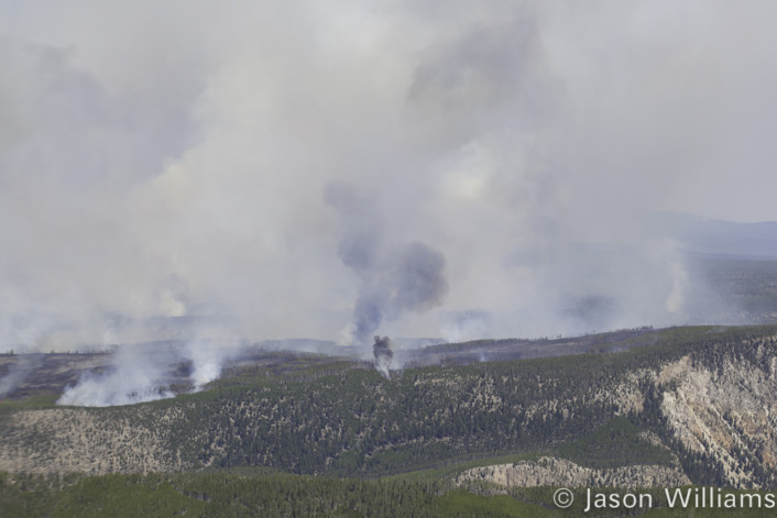 Yellowstone Forest Fire Information August 22, 2016